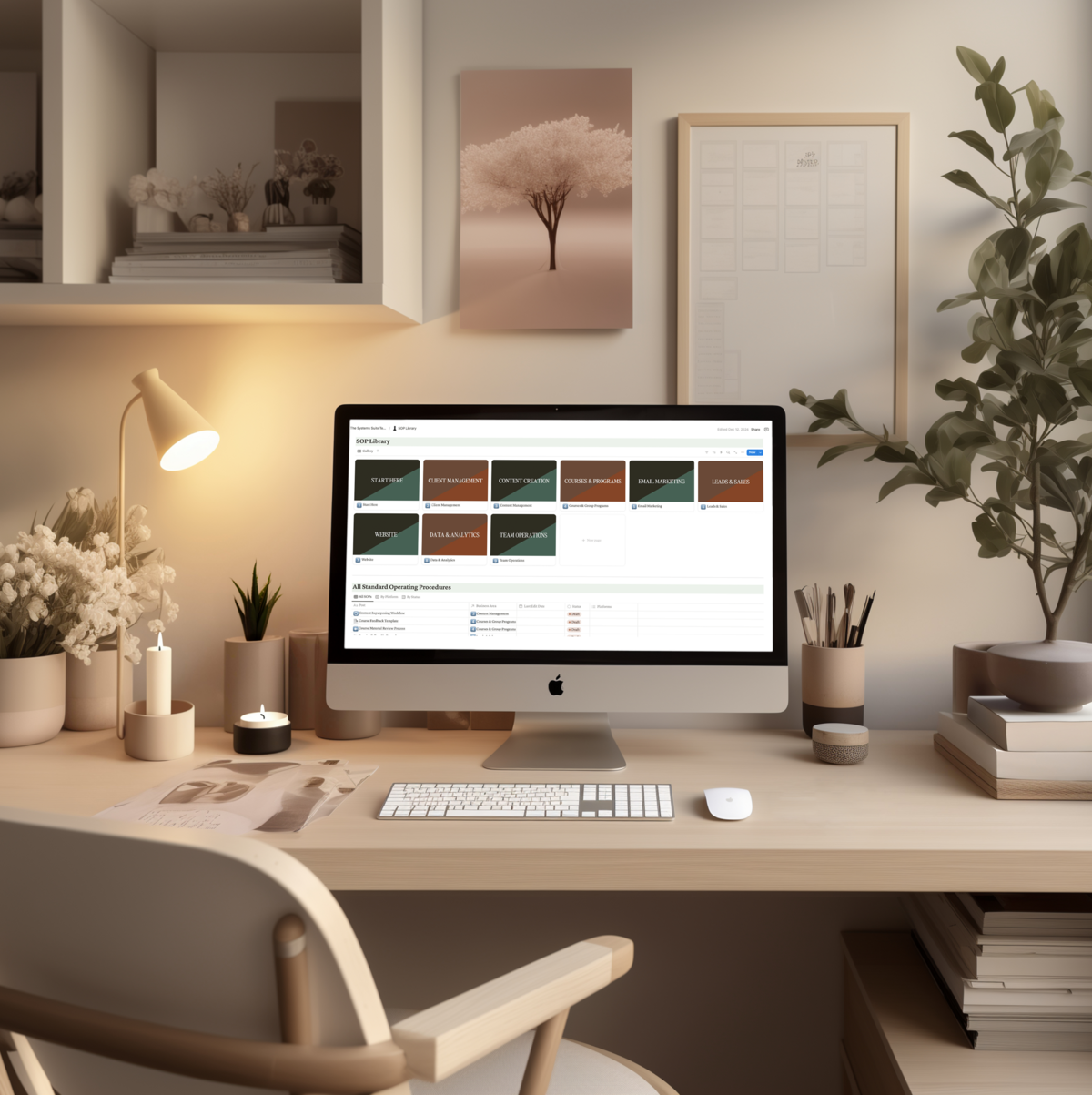 Notion SOP Library Template | The Virtual Chapter
