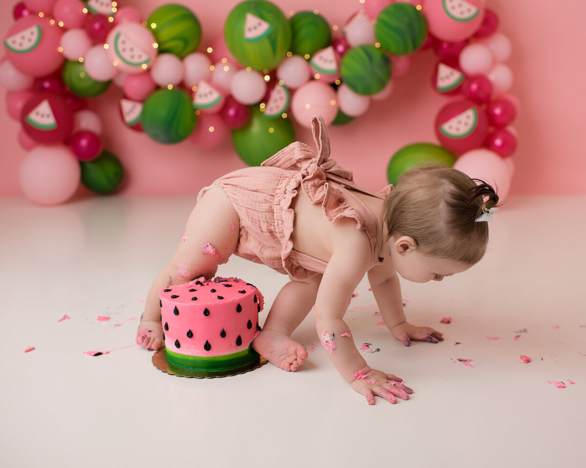 DFW Cake Smash Photographer | E Newton Photography