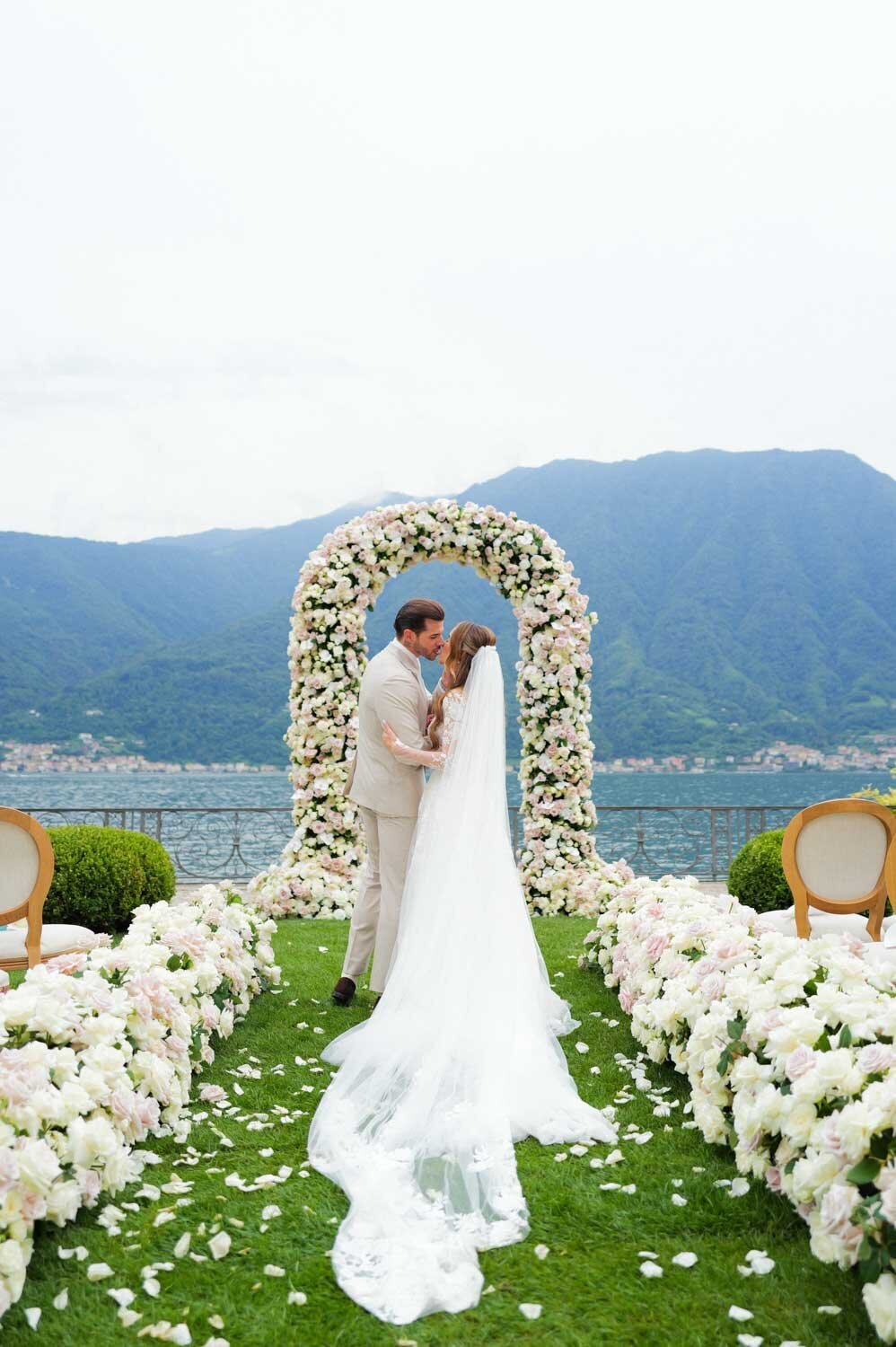 Iconic Villa Balbiano Wedding on lake Como, Italy