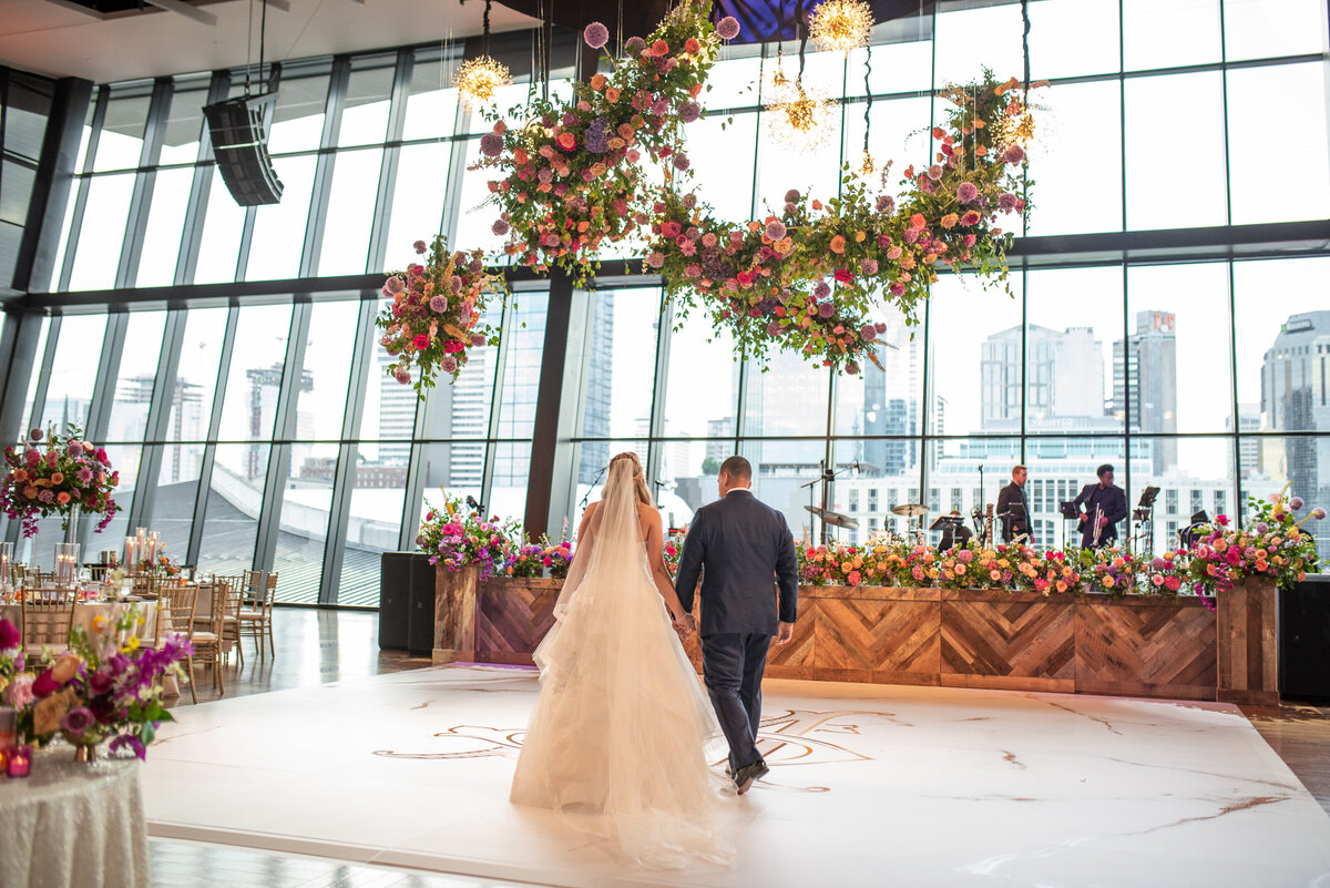 Stephanie & Markus:A Chandelier Of Flower and Stars at CMHOF-nashville ...