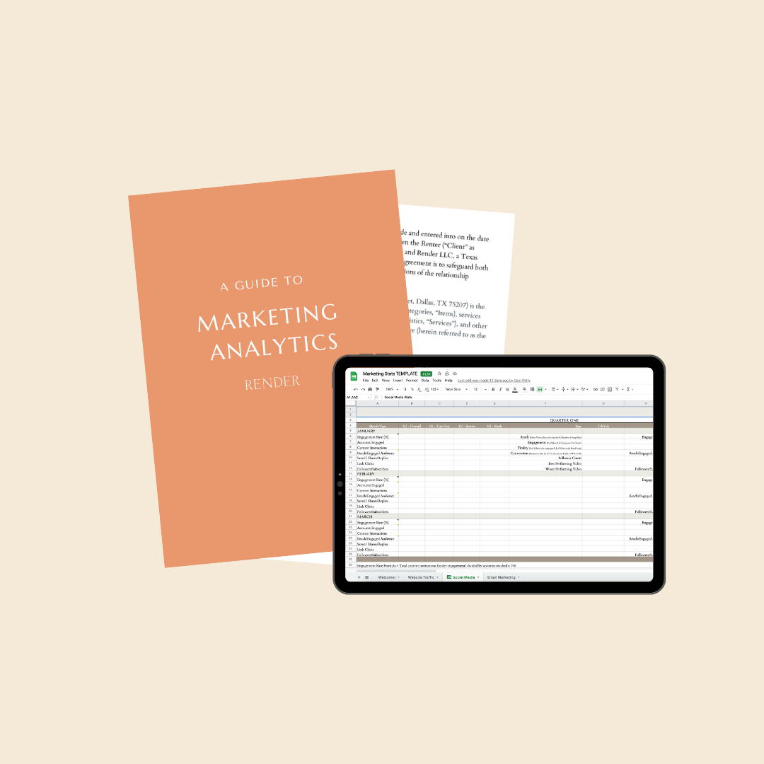 Marketing Stats Render Educate