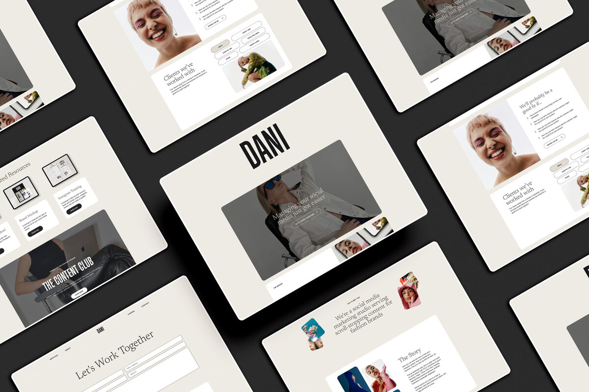 Customizable Showit Website Templates by Aria Studio