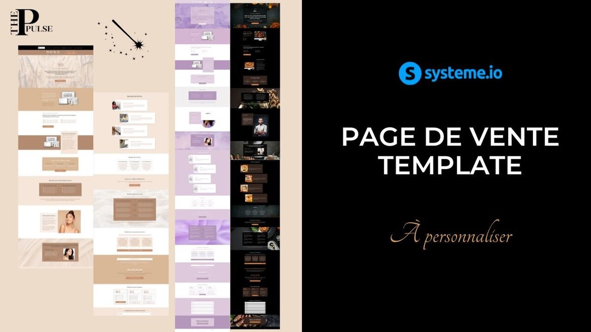 Page de Vente Système Io ⎪ Template à personnaliser