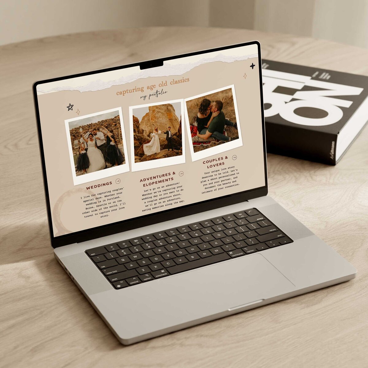 Bespoke Website Design for a Wedding Photographer in Oregon