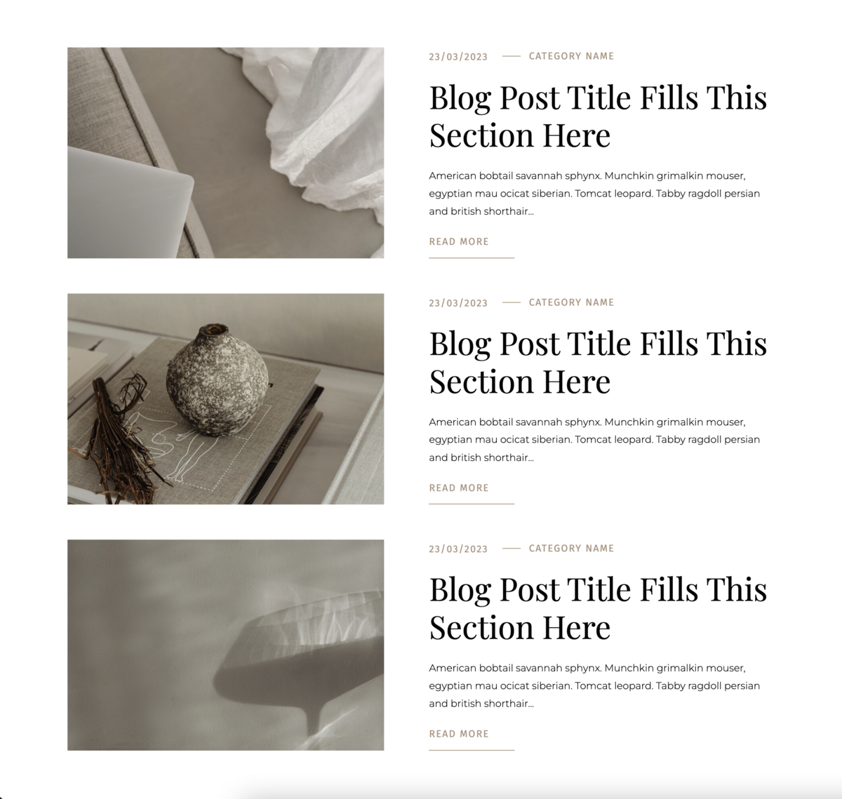 Showit Blog Templates | Commercial Use | The Canvas Builder