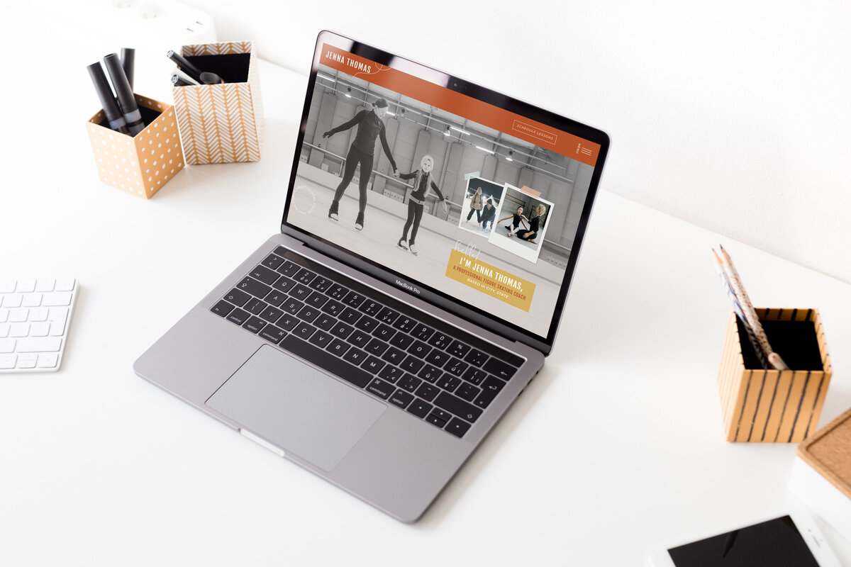 Loop Website Template for Figure Skating Coaches