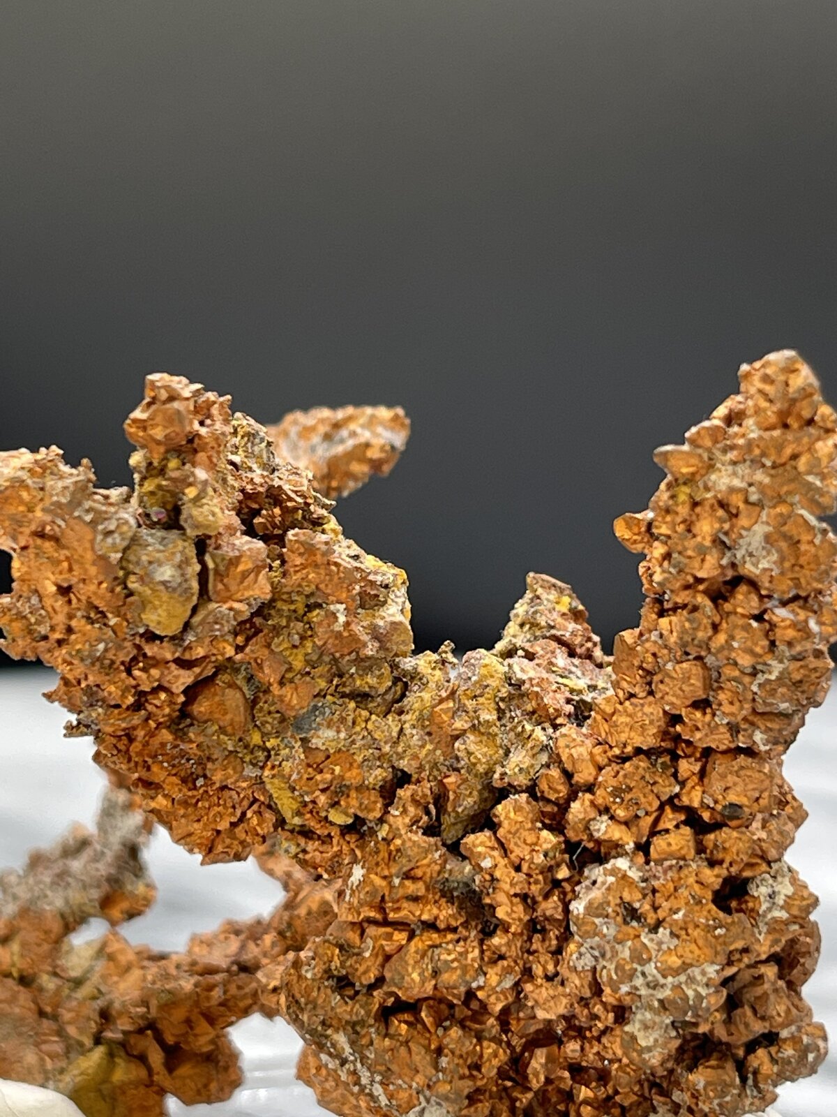 Native copper from Bagdad Copper mine Arizona USA