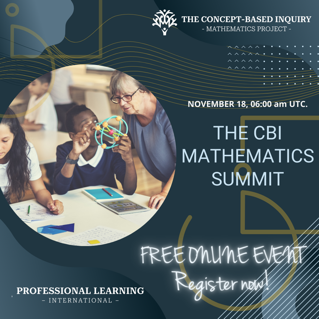 The Concept-Based Inquiry Mathematics Summit November 18.