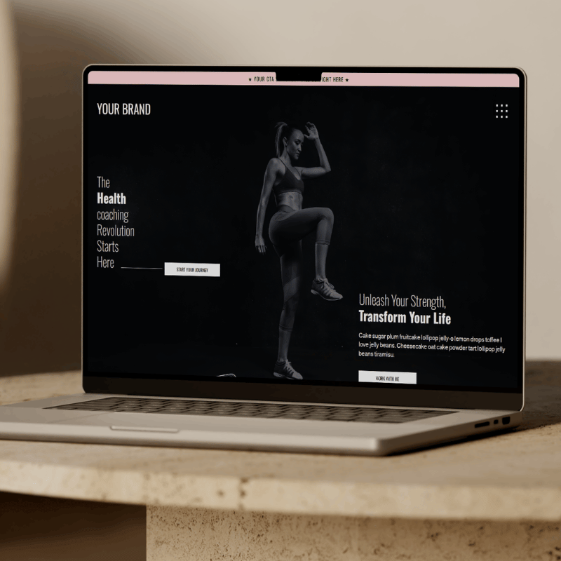 Jade – Elegant, Classy & Edgy | Showit Template by DREAMxGo