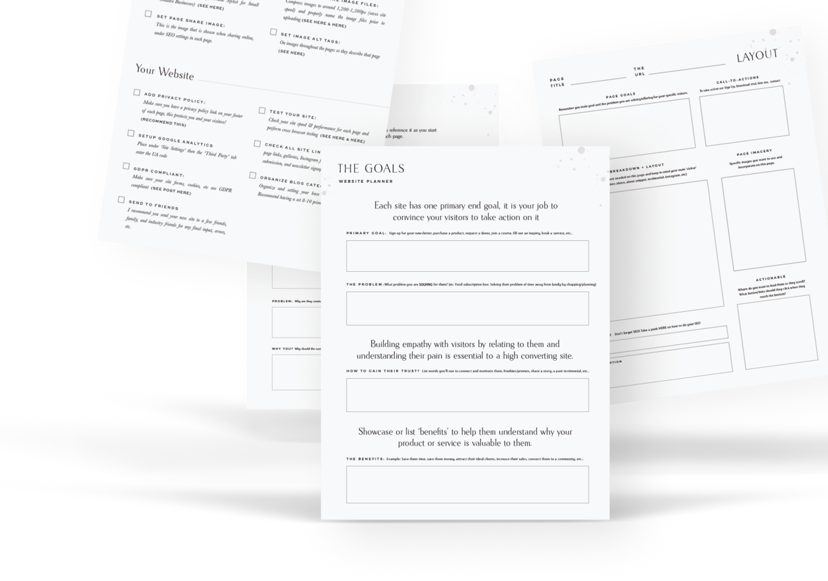 Planners + Guides | Shop Saffron Avenue, Brand Styling, Modern ...