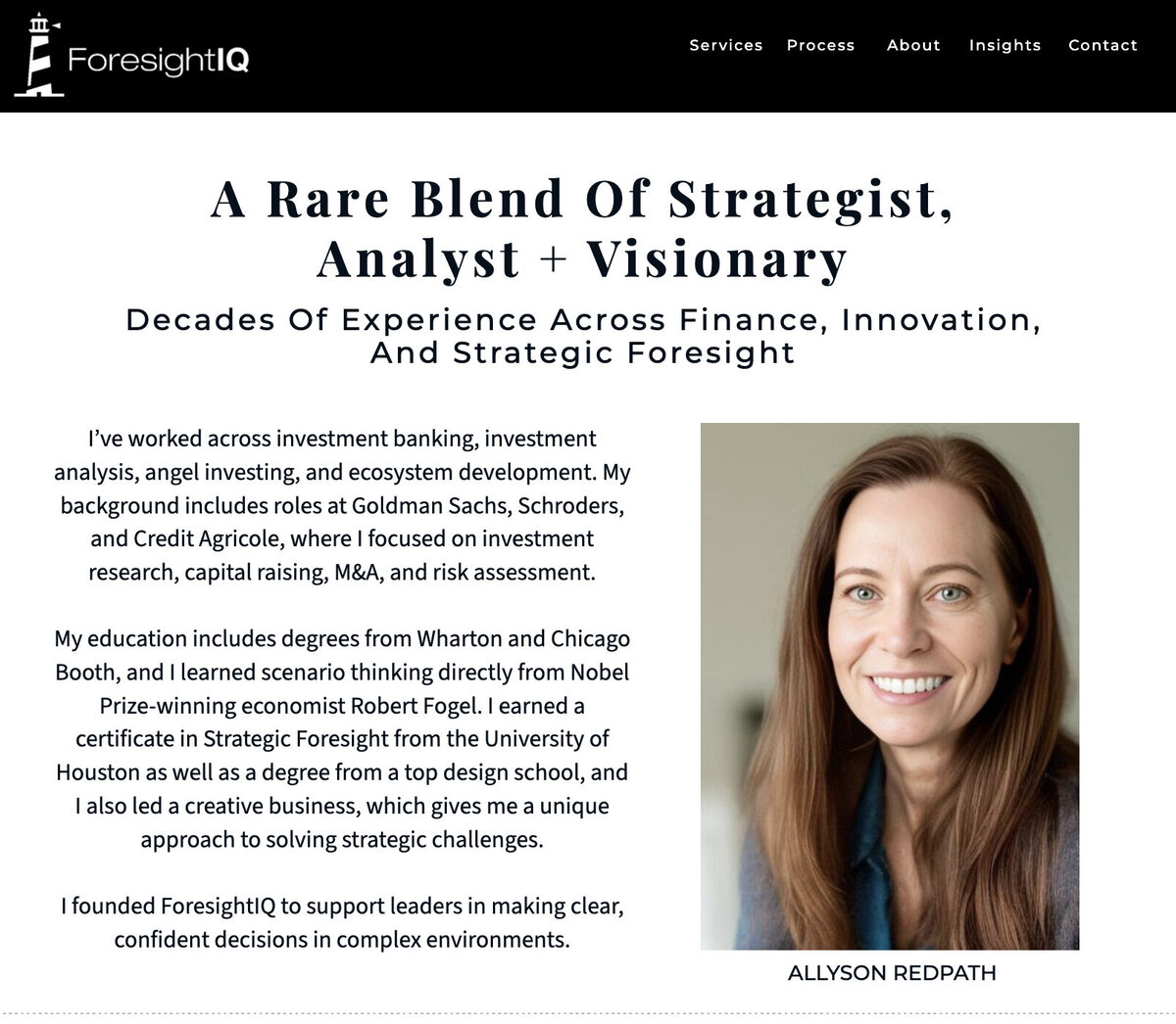About ForesightIQ | Strategic Foresight Advisory Using AI