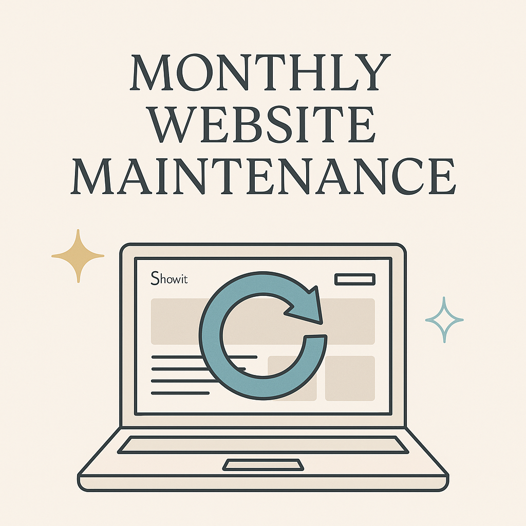 Monthly Showit Website Maintenance | PiperMache