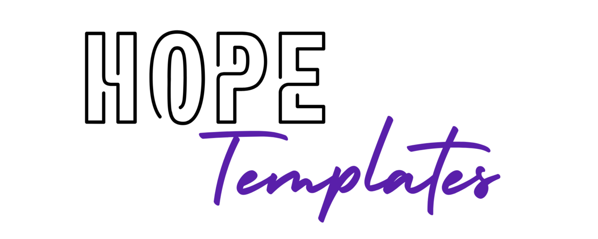 Hope Templates Launch