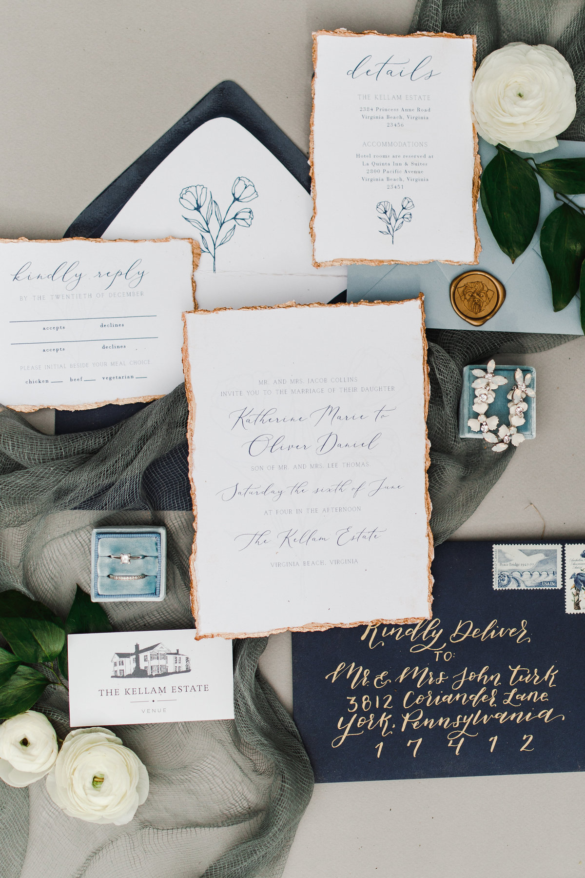 Lancaster, PA Custom Wedding Invitations & Watercolor Artwork & Small ...