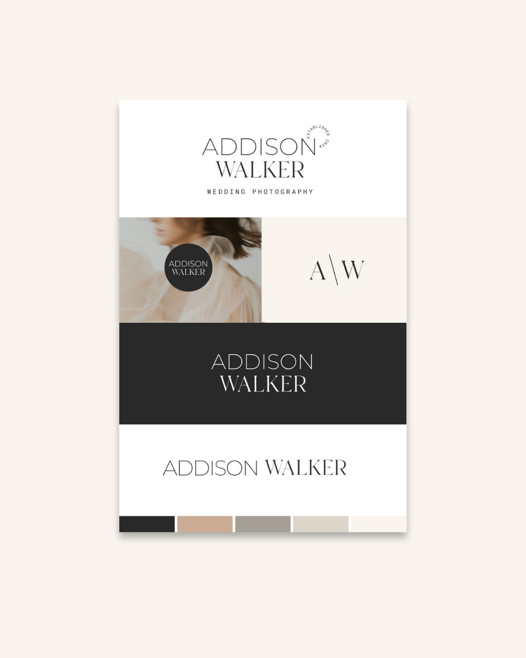 Canva Brand Kit + Logo Template | Addison