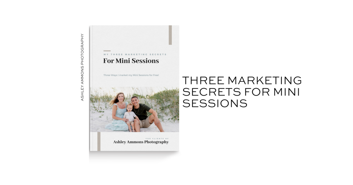 Mini Session Marketing Secrets