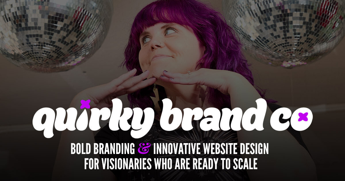 Bold Website Design + Branding • Quirky Brand Co. in Los Angeles