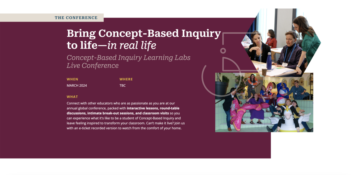 PLI Annual Concept-Based Inquiry Learning Labs Conference