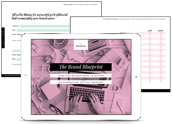 Brand Blueprint | Free Download from Moriah Riona Branding