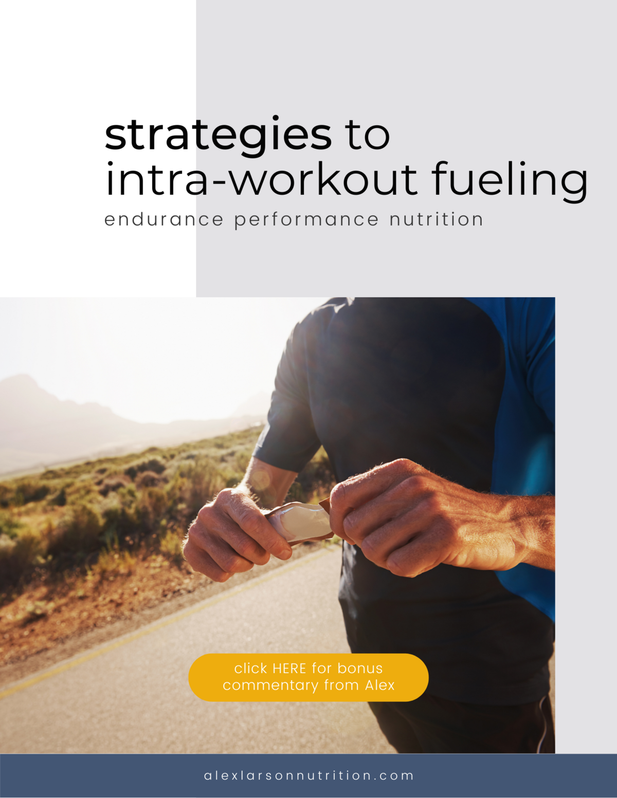 Strategies to Intra-Workout Fueling - Alex Larson Nutrition