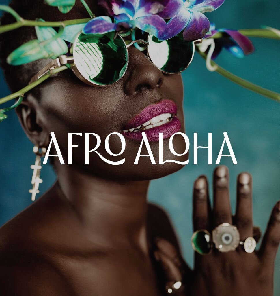 Branding Design for Afro Aloha | Create & Wander