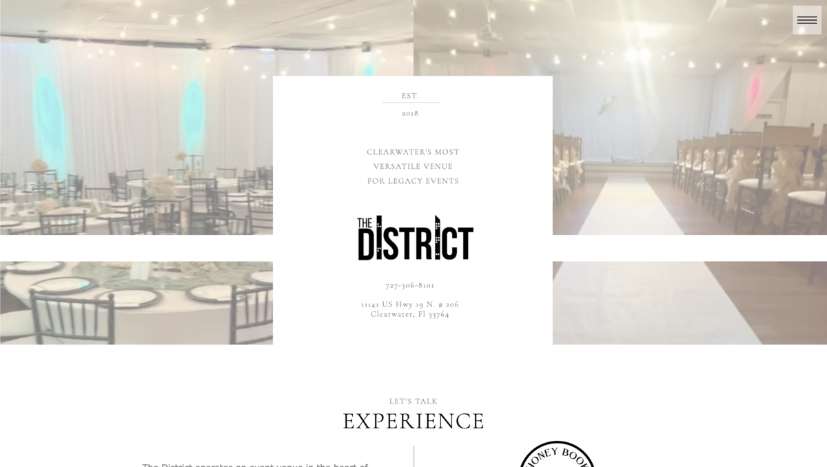 The District Event Venue | Home Page