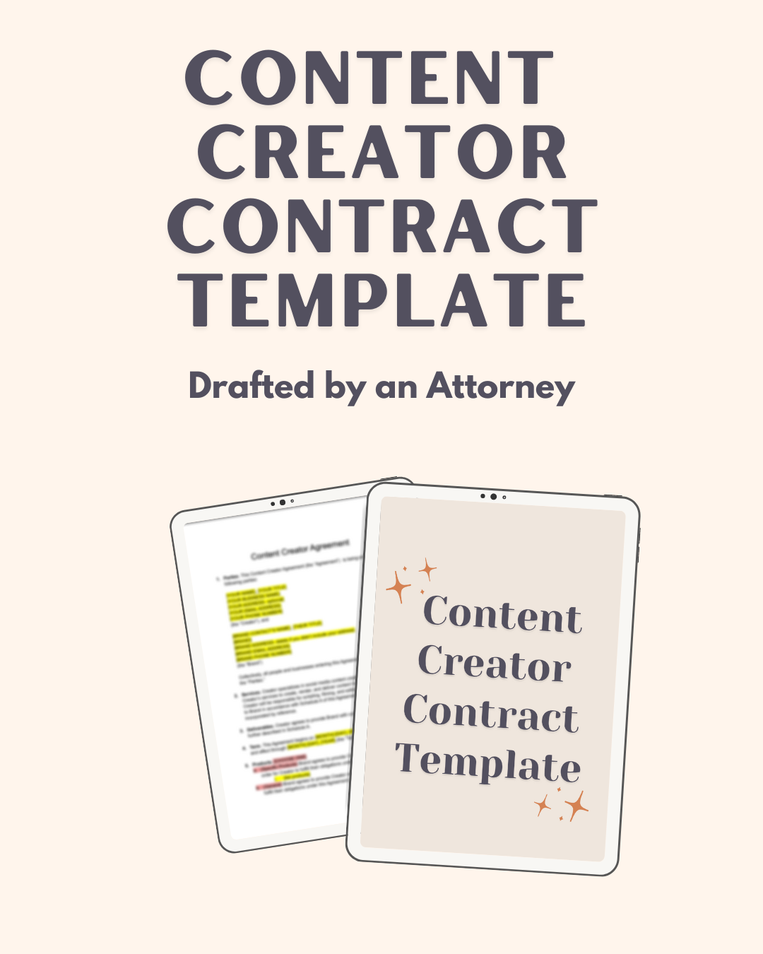 Content Creator Contract Template