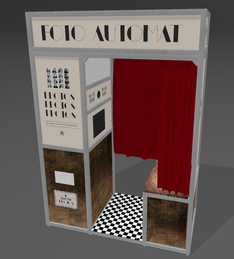 Classic Enclosed Houston Photo Booth Rentals | Fotably