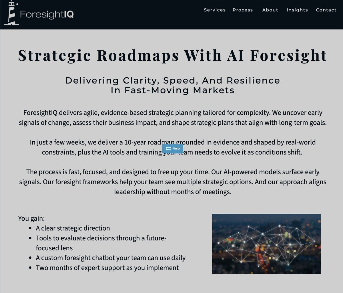 Strategic Foresight & AI Advisory Services | ForesightIQ