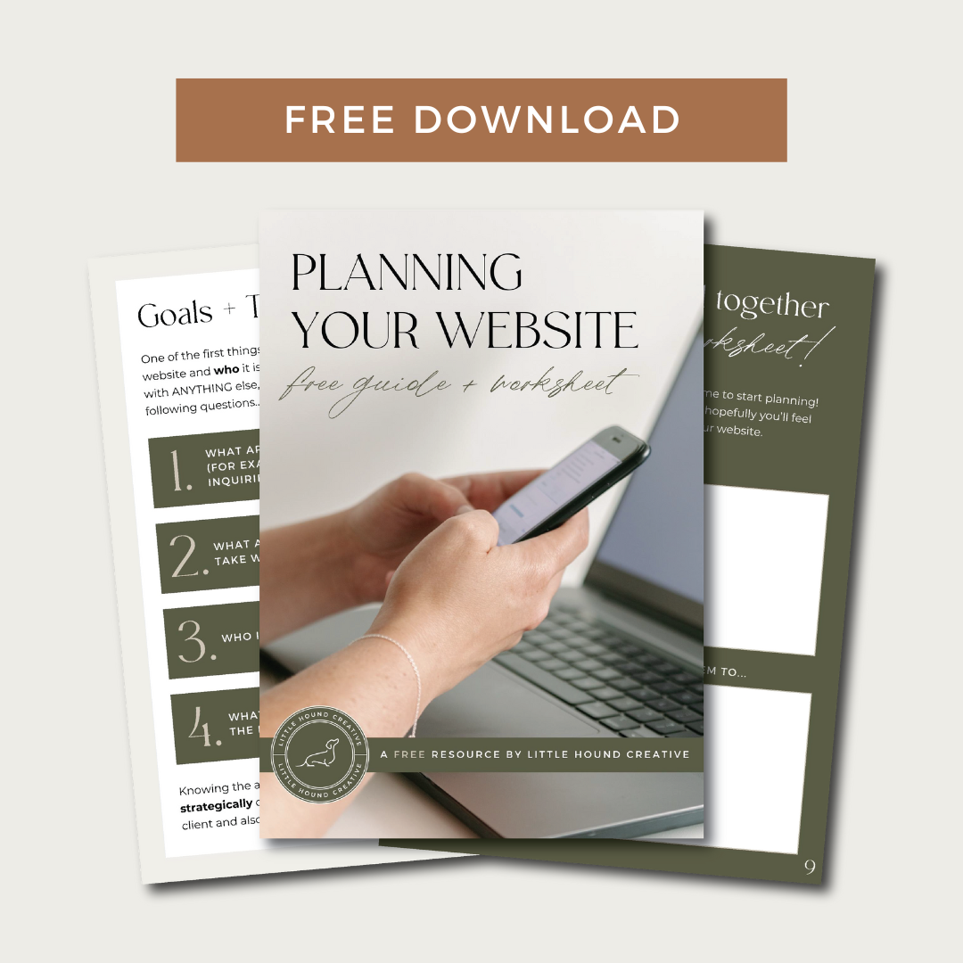 Free Download - Website Planning Guide + Worksheet