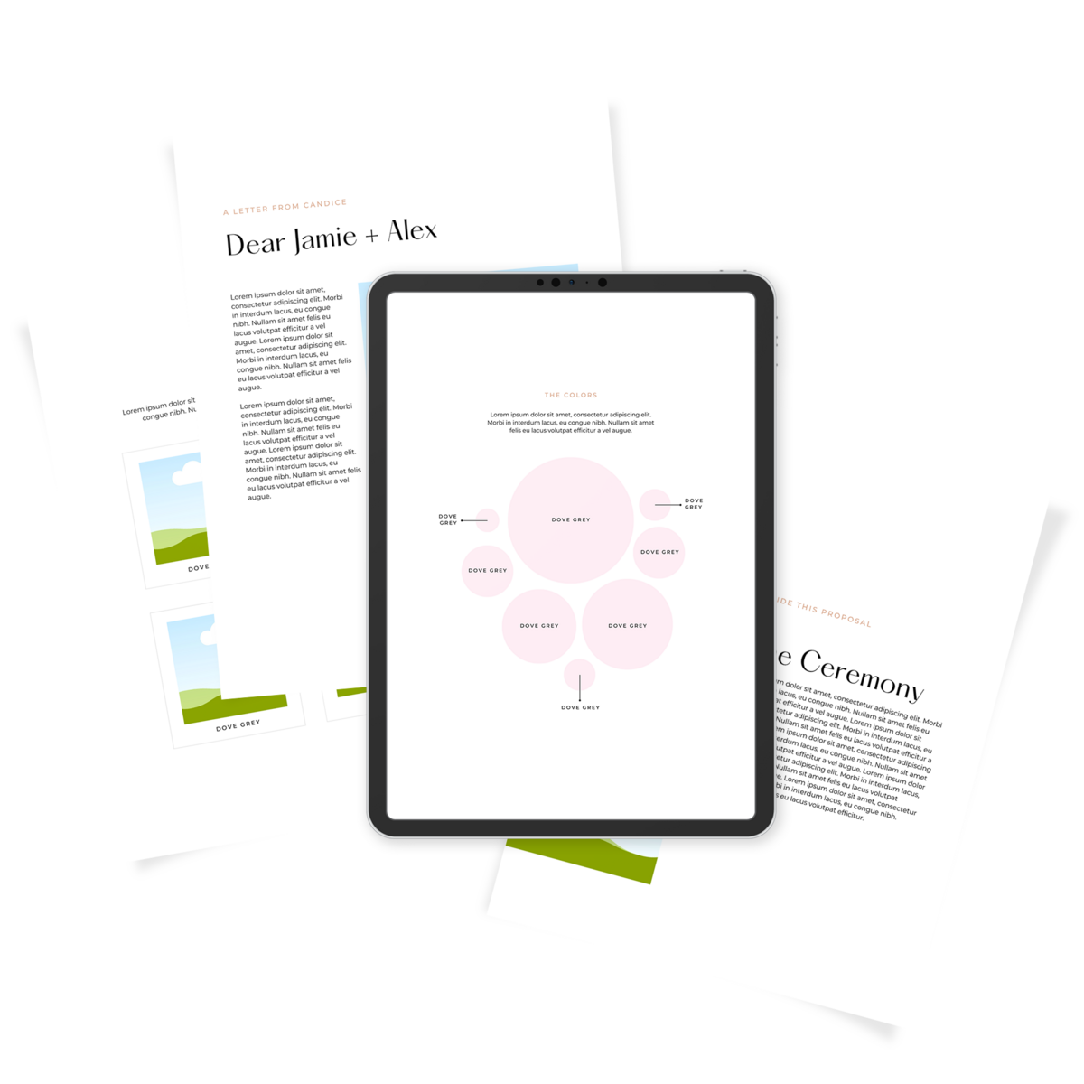 Wedding Planner Design Deck Template for Canva