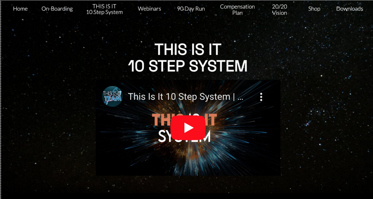 THIS IS IT 10 Step System | Main Page