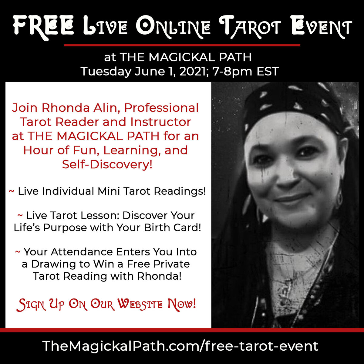 Free Live Online Tarot Event