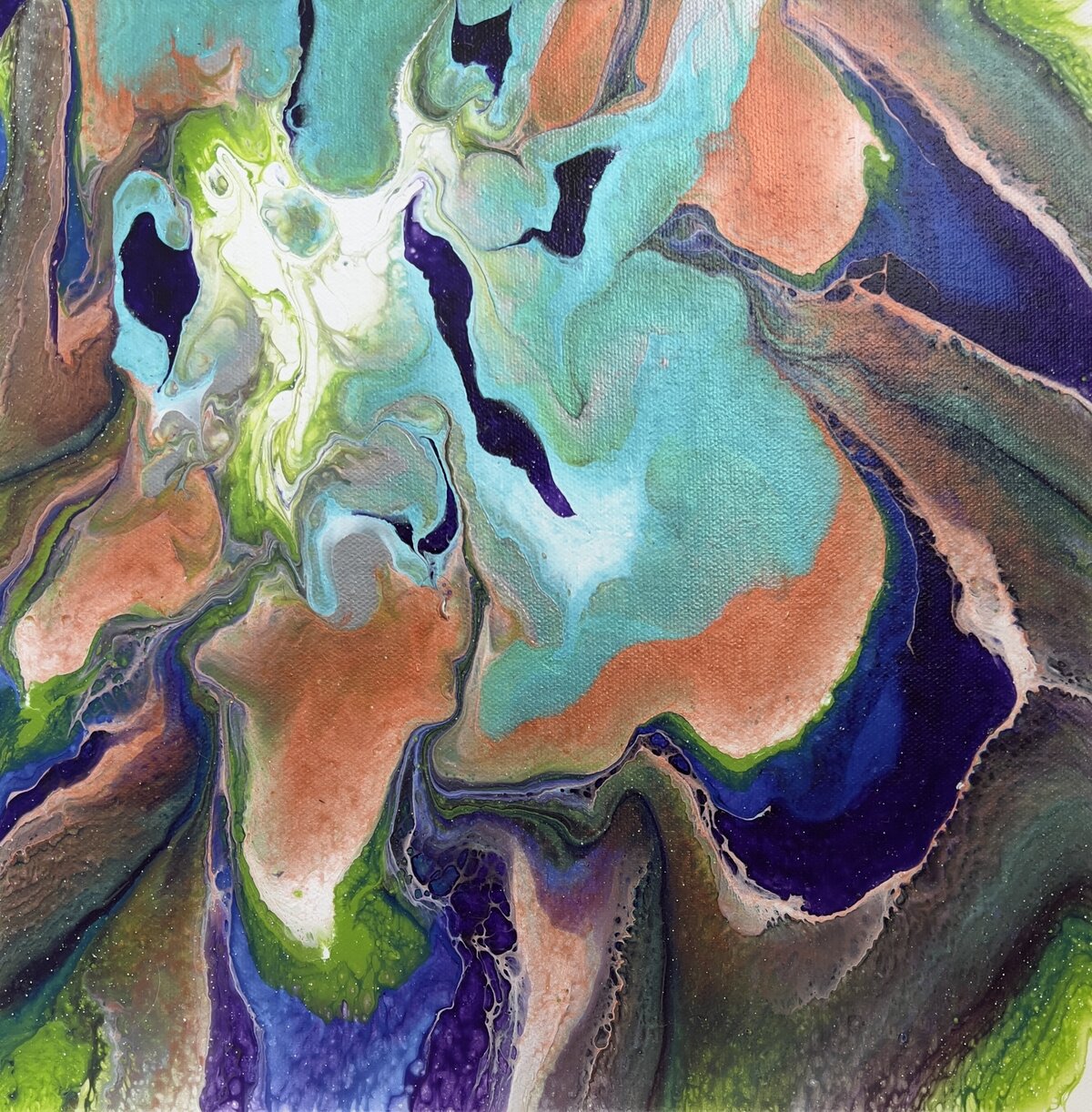 Painting by Diane Rakocy - Curiosity