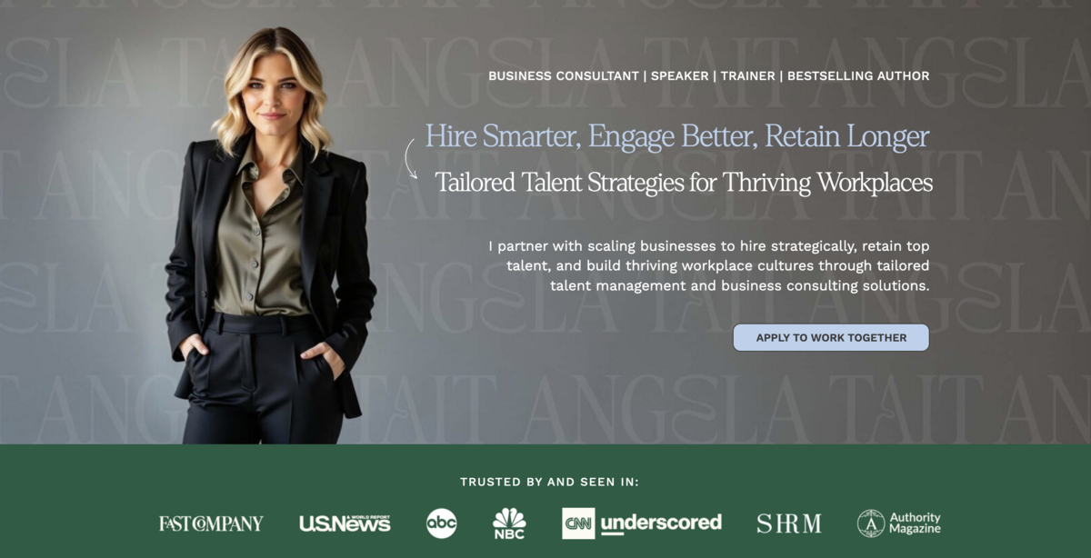 Angela Tait | Business Consultant, Speaker, and Bestseller