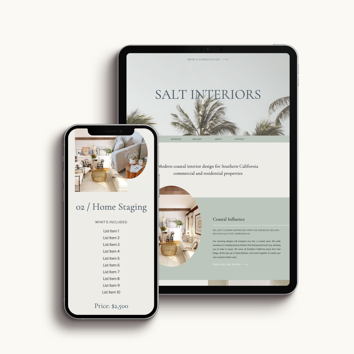 Salt Showit Website Template