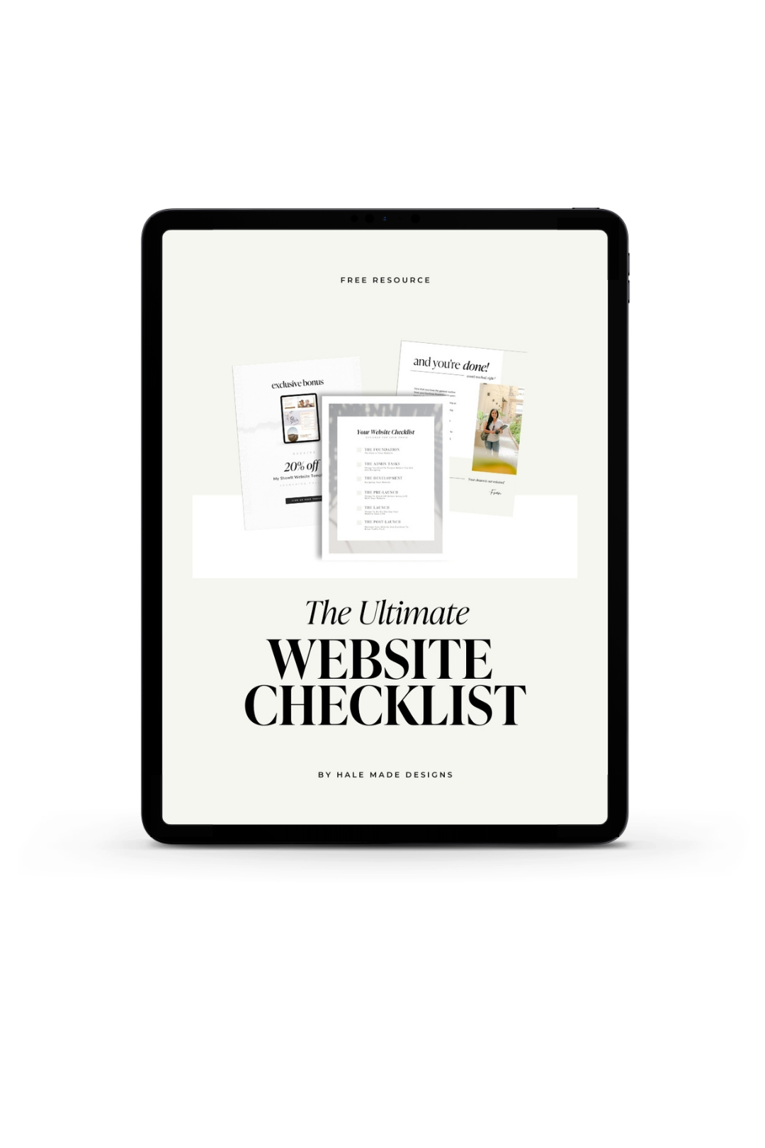 The Ultimate Website Checklist | Hale Made Designs