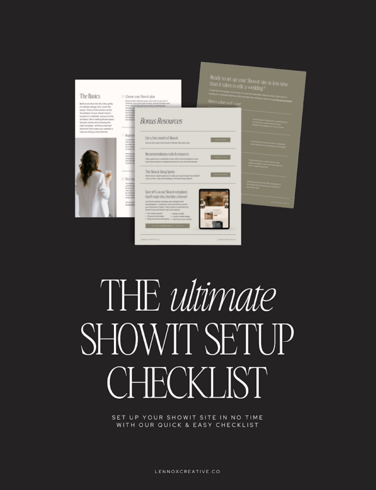 The Ultimate Showit Setup Checklist | Lennox Creative Co.
