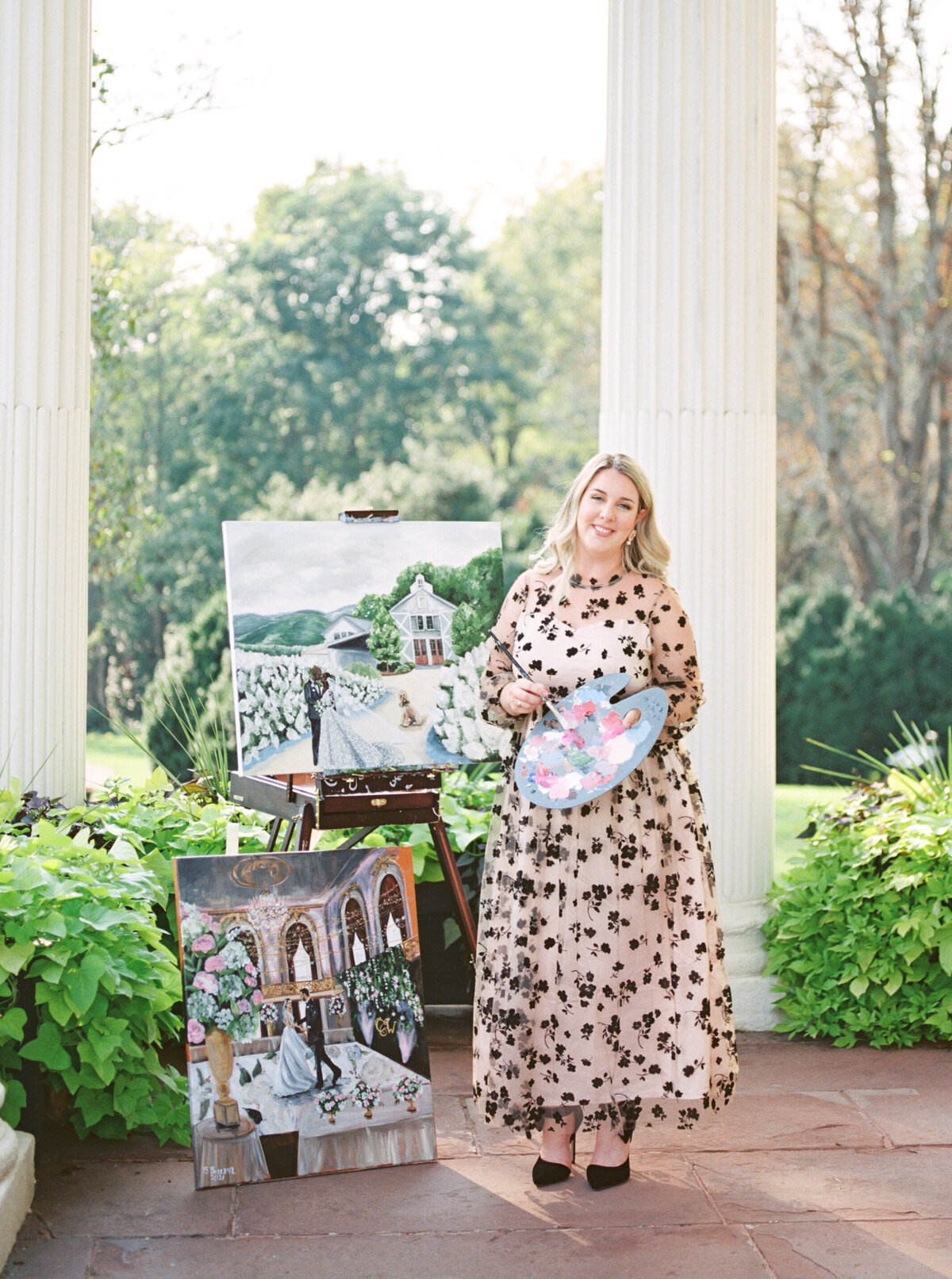 Live Wedding Painter Washington DC & Beyond