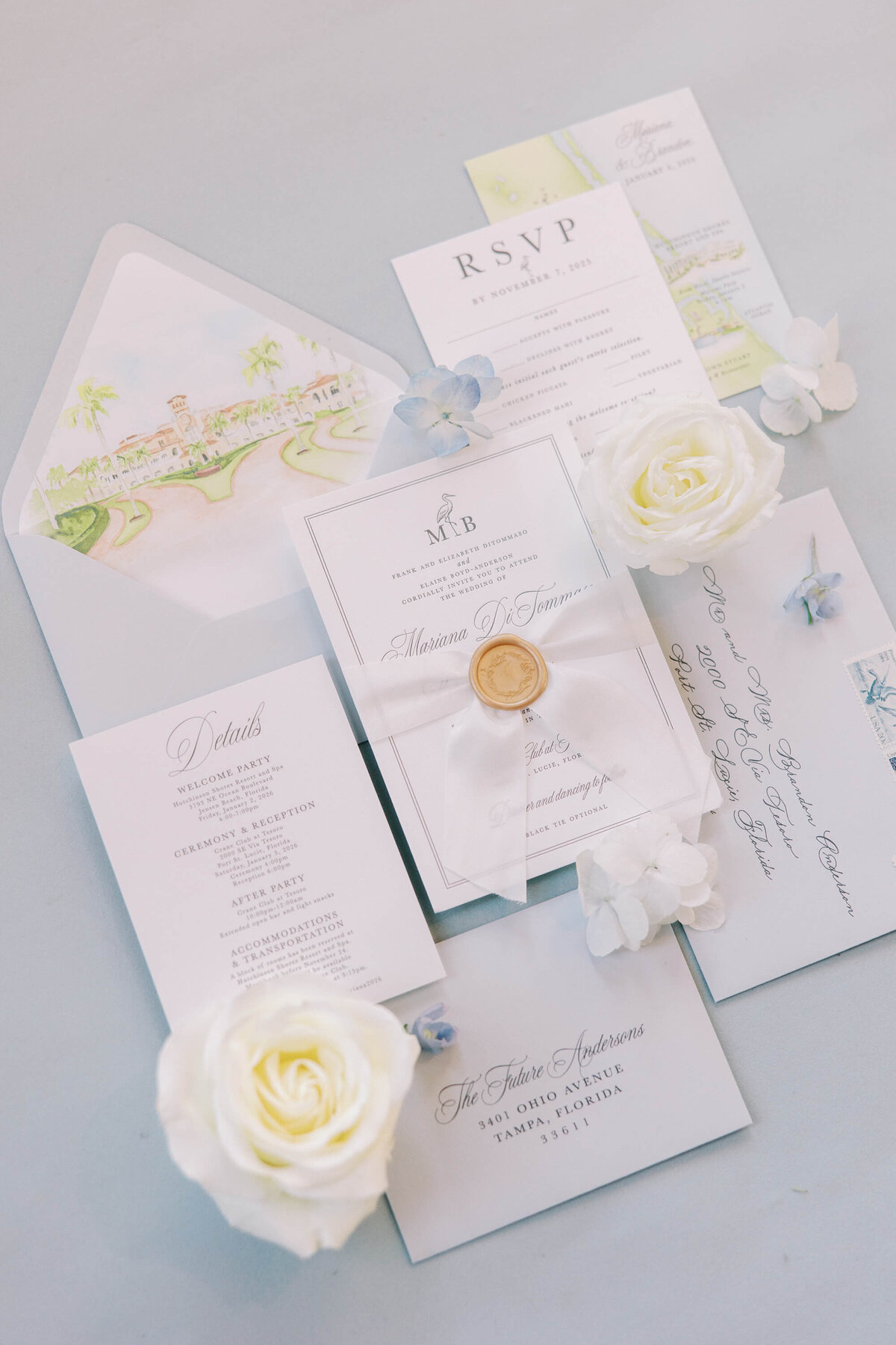 Custom Wedding Invitations | Elegant Wedding Stationery