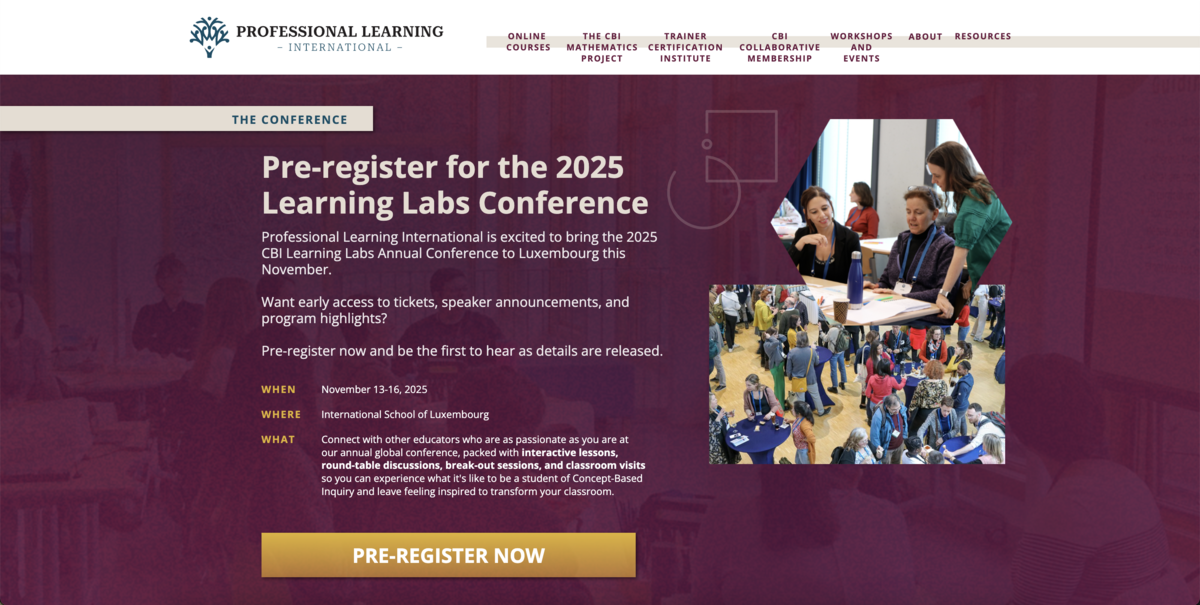 PLI Annual Concept-Based Inquiry Learning Labs Conference