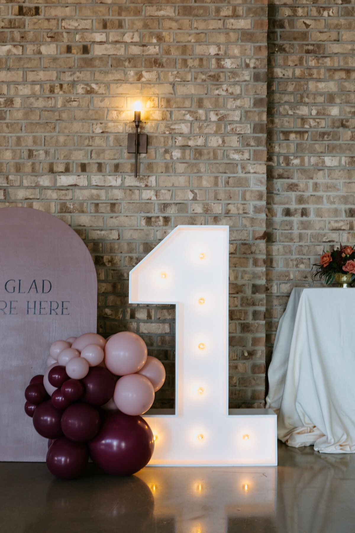 Marquee Numbers | Ribbon & Blue Party Rentals Charlotte, NC