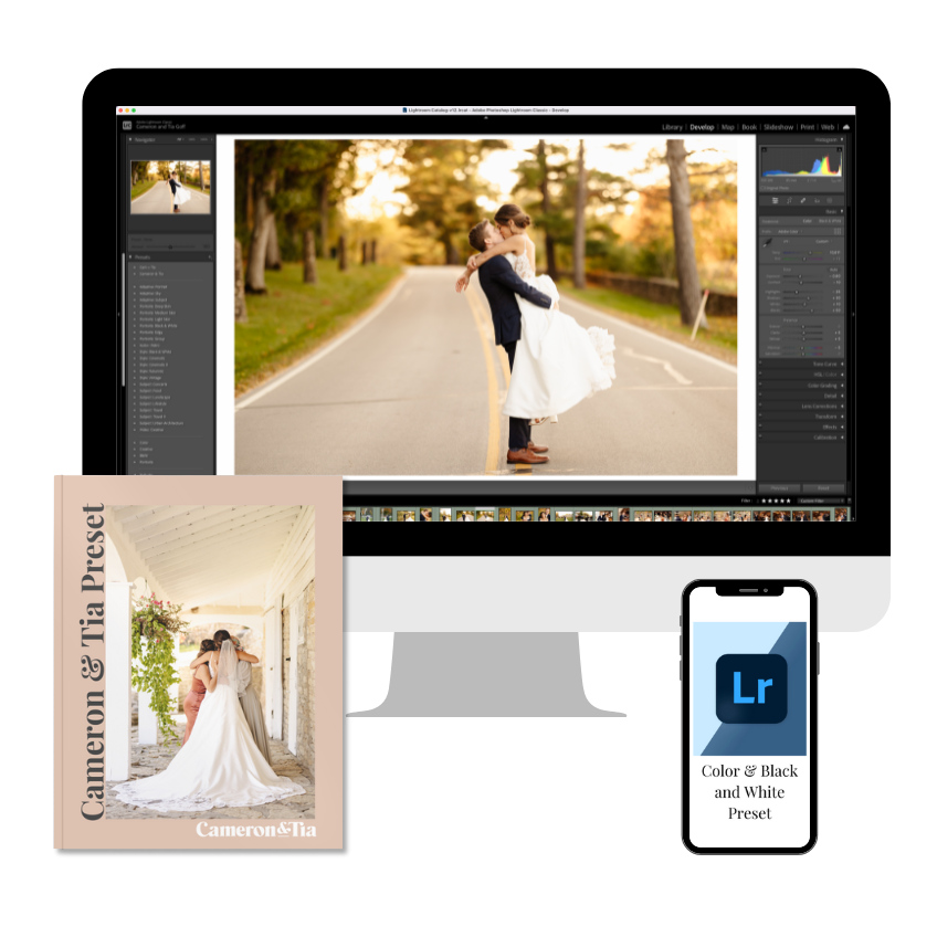 Cameron & Tia Preset: crisp, vibrant, & alive