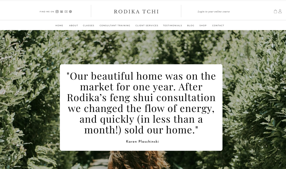 Rodika Tchi – Feng Shui Master Vancouver Canada & Worldwide
