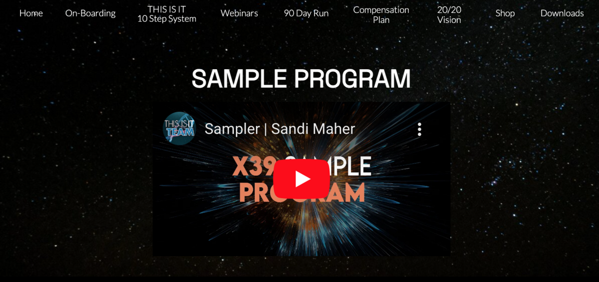 THIS IS IT Team | Sample Program