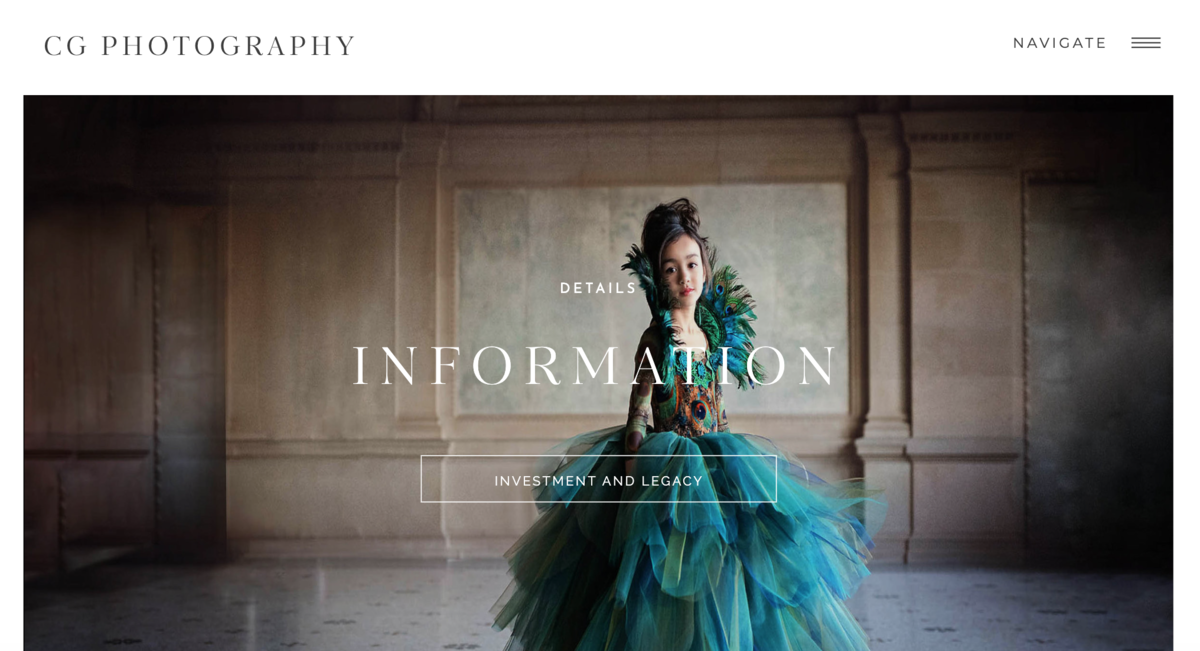 Information | CG Photography | Portsmouth, NH Photographer