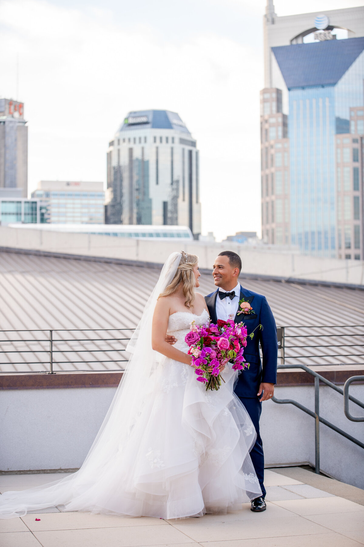 Stephanie & Markus:A Chandelier Of Flower and Stars at CMHOF-nashville ...