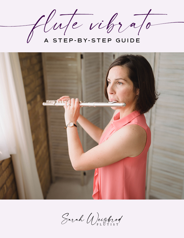 {FREE} Flute Vibrato Step-by-Step Guide | Sarah Weisbrod