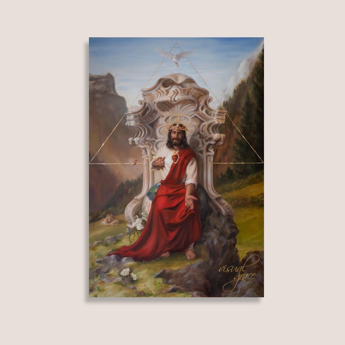 Yeshua | Sacred Heart of Jesus Art | Catholic Art