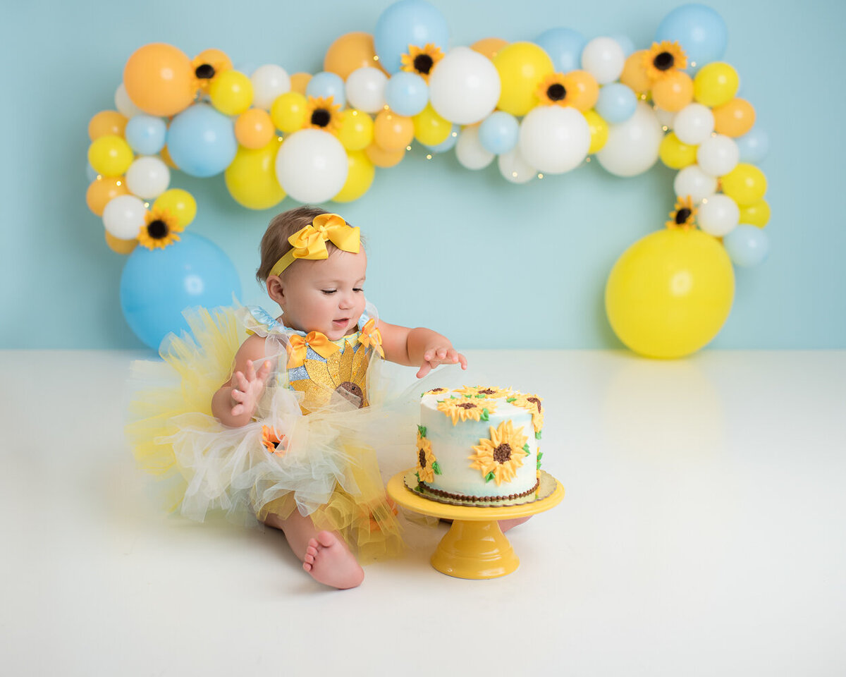 DFW Cake Smash Photographer | E Newton Photography